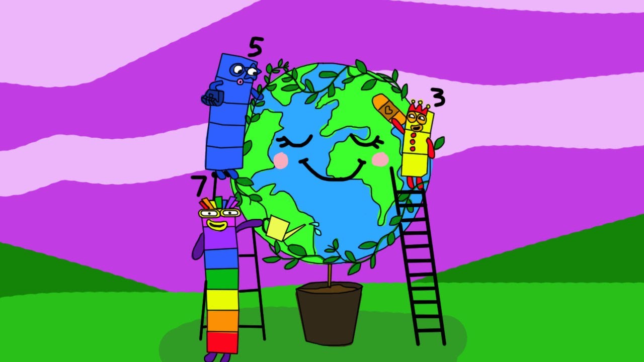 Numberblocks save earth with love - Numberblocks fanmade coloring story ...