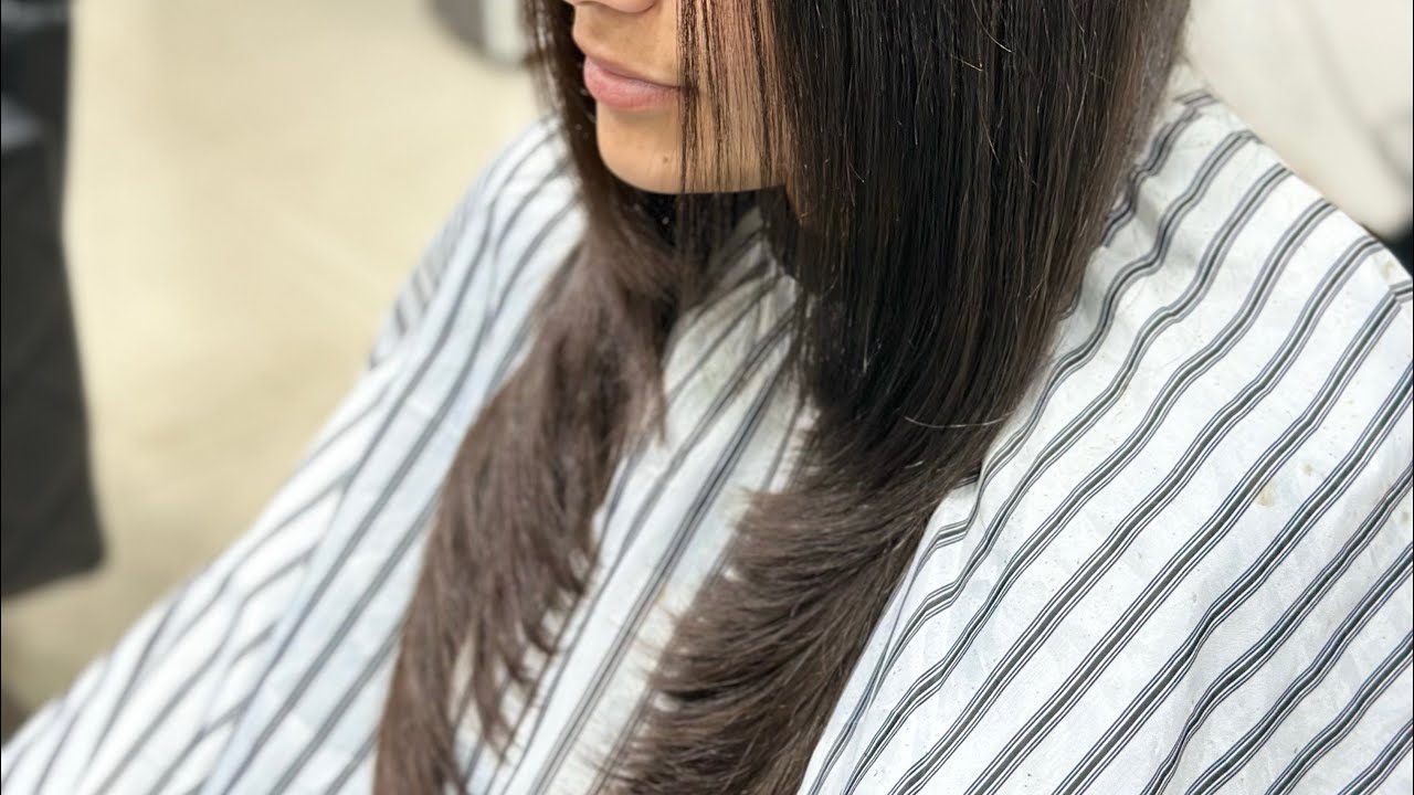 Forward graduation haircut #haircare #haircut #layer #layercut # ...