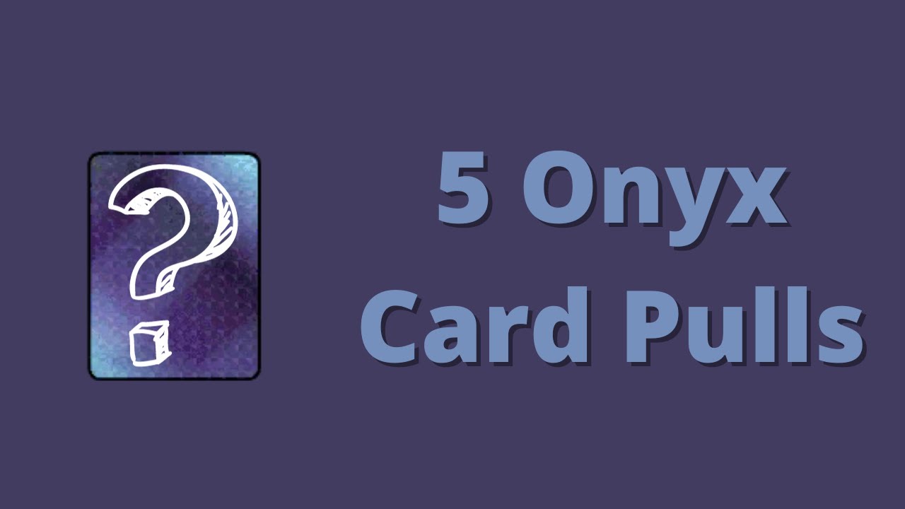 Opening 5 Onyx Cards from Heroics! - YouTube