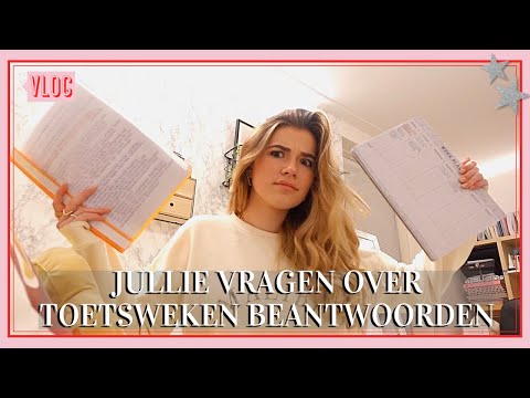 DIT IS HOE IK LEER VOOR MIJN TOETSWEKEN. weekvlog 66 ࿎ Jade Anna