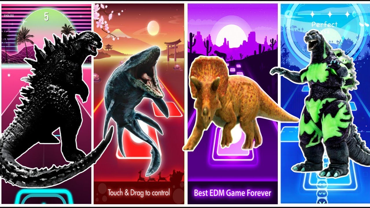 Jurassic World Godzilla 🆚Mosasaurus 🆚 Triceratops🆚 Godzilla // Coffin ...