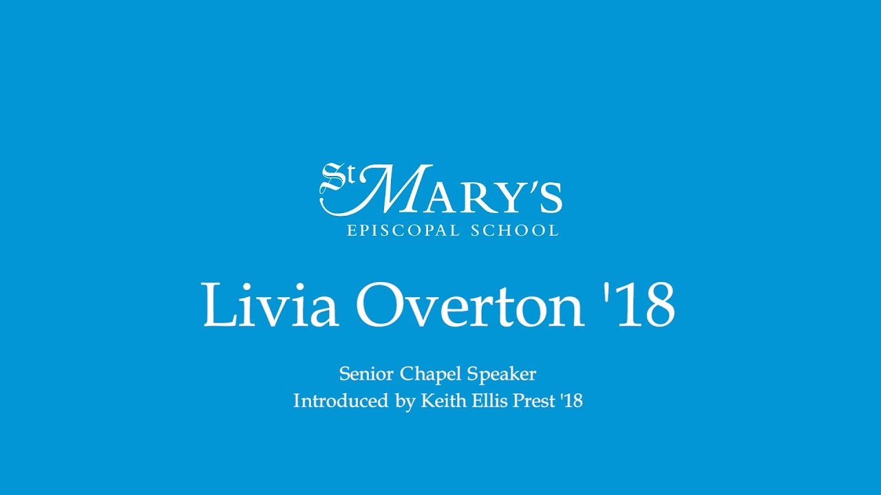 Livia Overton '18 - Senior Speech - YouTube