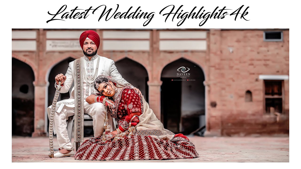 Latest Wedding Highlights 4k || Harmesh & Pallvi || Naveen Photography ...