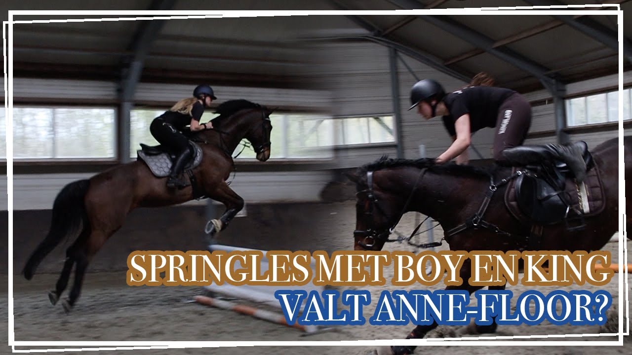 SPRINGLES MET BOY EN KING, VALT ANNE-FLOOR?! || Paardzoektbaas - YouTube