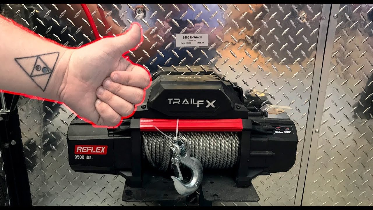 TrailFX WR95B Electric Winch Product Review - YouTube