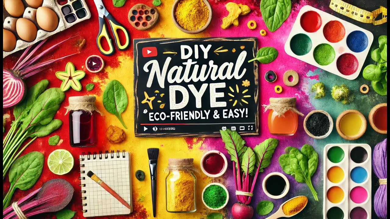 How to Make Natural Dye: Easy DIY Chemical Prototype! - YouTube