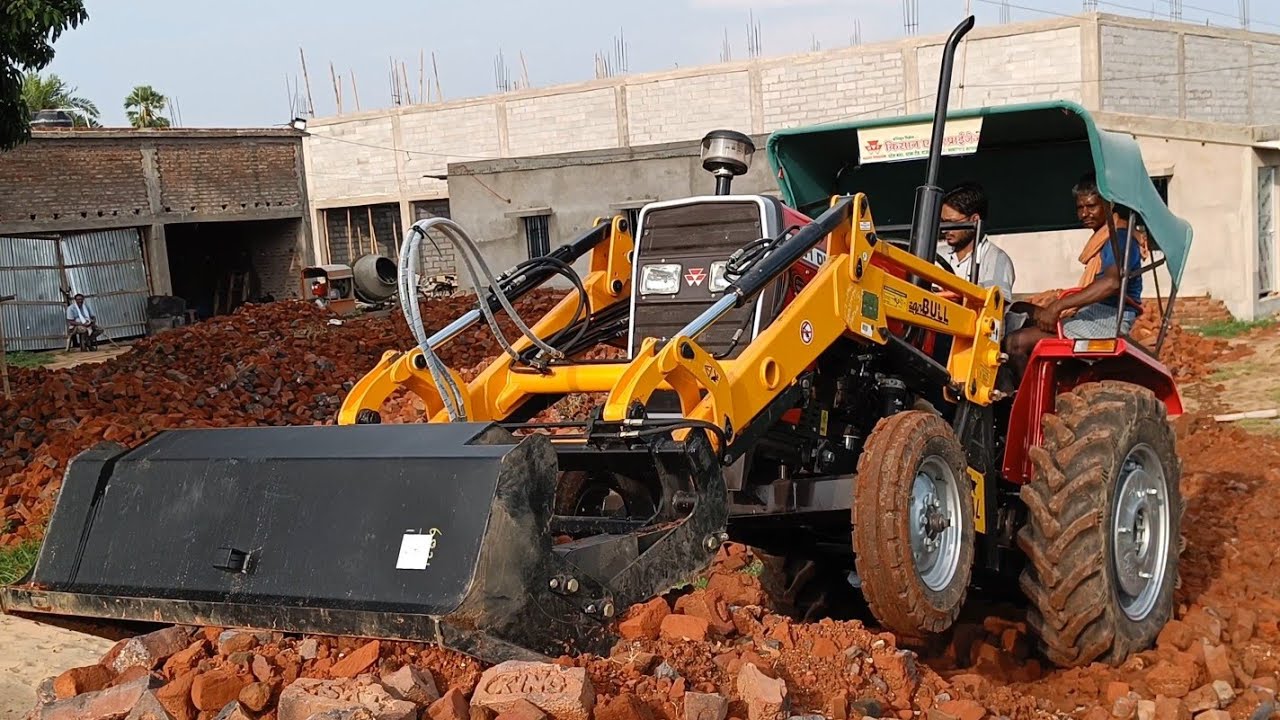 Massey Ferguson 241| Bull Loader| MINI JCB| Tractor JCB| Loader | Agri ...