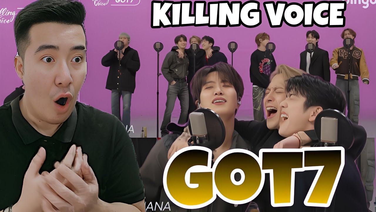 GOT7 - KILLING VOICE - PYTHON, 하지하지마, Lullaby, 고마워 | 딩고뮤직| REACTION - YouTube