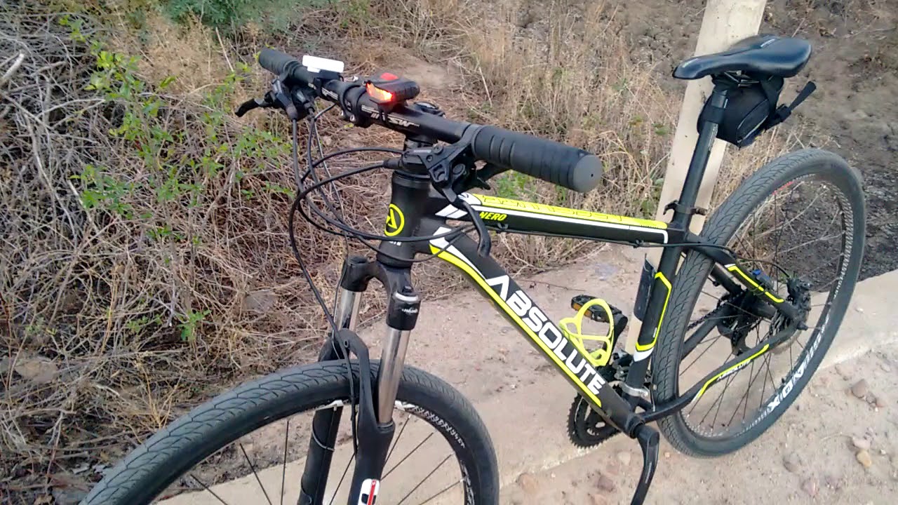 bike absolute/ suspensao spinner 300 - YouTube