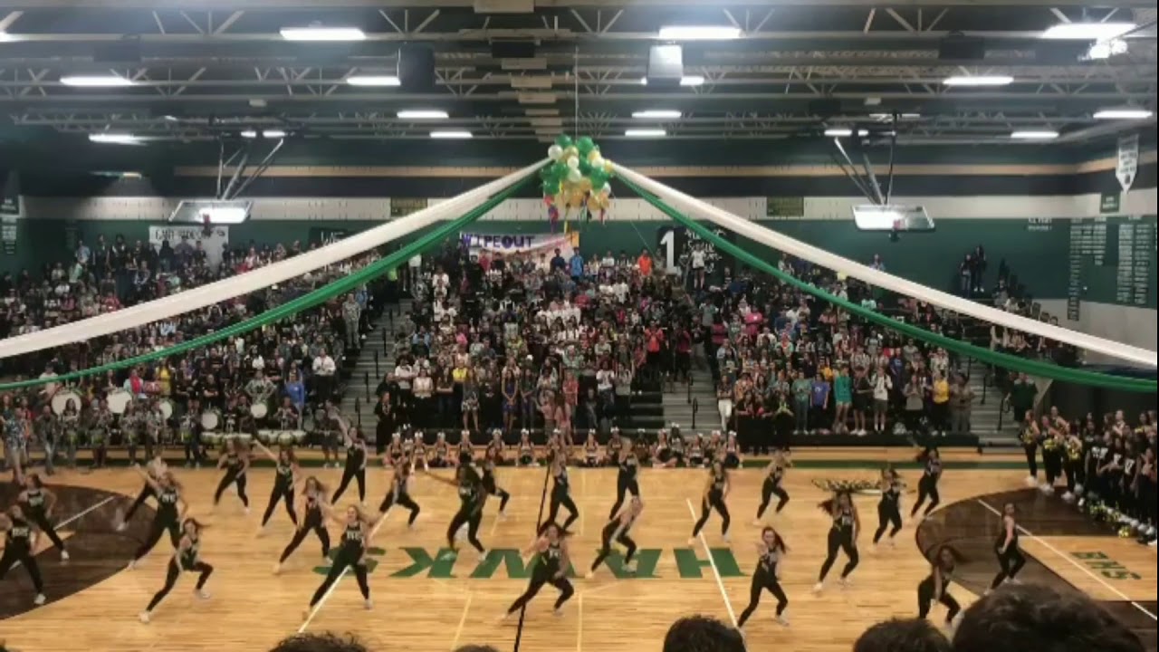 💛💚Birdville High School Pep Rally 💚💛 part 1 - YouTube