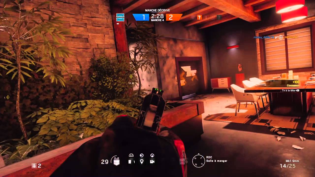 Rainbow Six Siege frost mini gun almost full team - YouTube