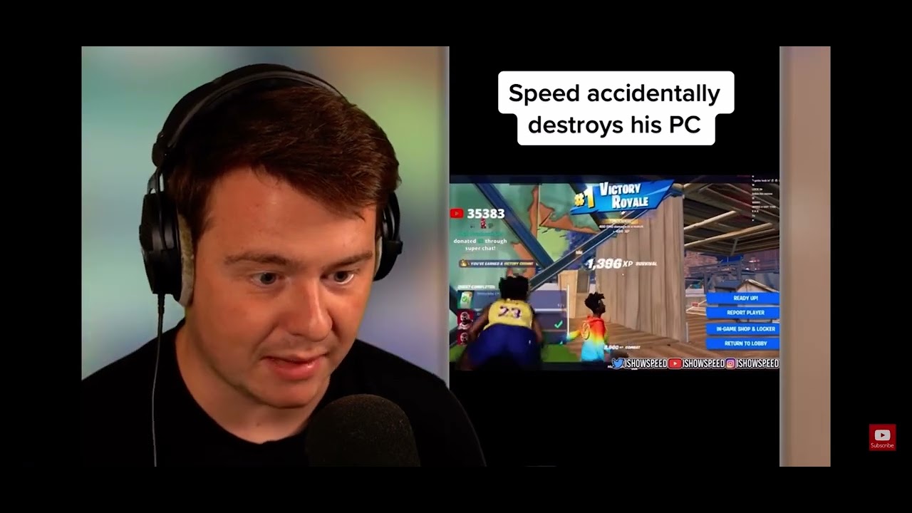 Muselk reacts to speed breaking his setup - YouTube