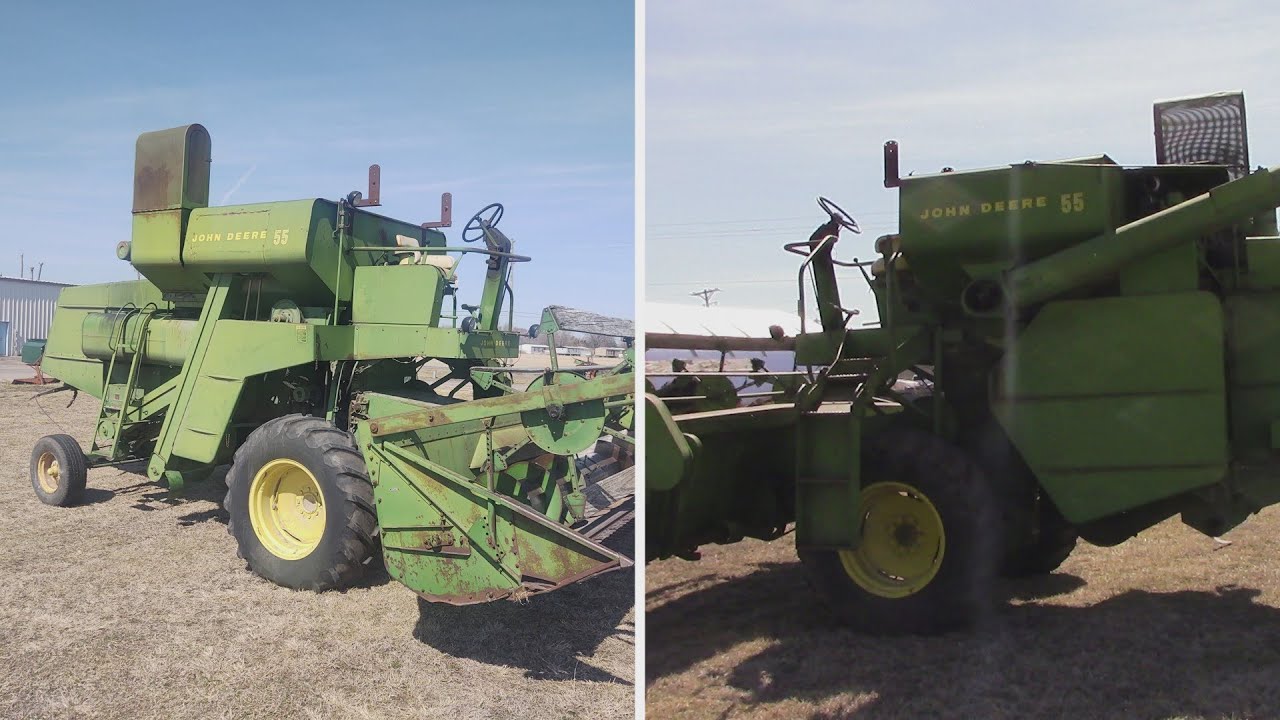 John Deere 55 combine my newest purchase - YouTube