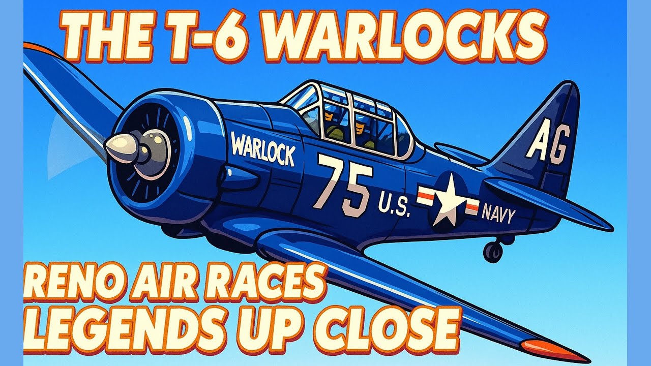 Inside the T-6 Warlocks | Reno Air Races Legends Up Close - YouTube