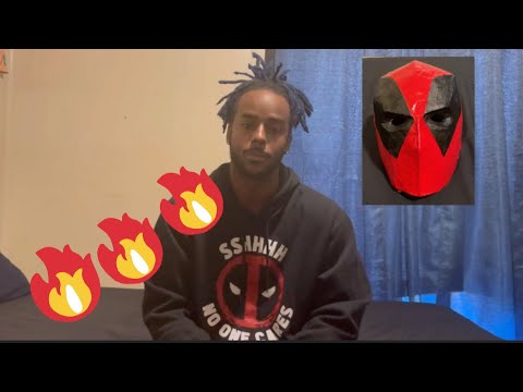 How To Make Deadpool Mask : Template link down below - YouTube