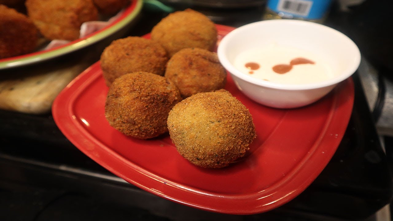 Fried Boudin Balls - YouTube