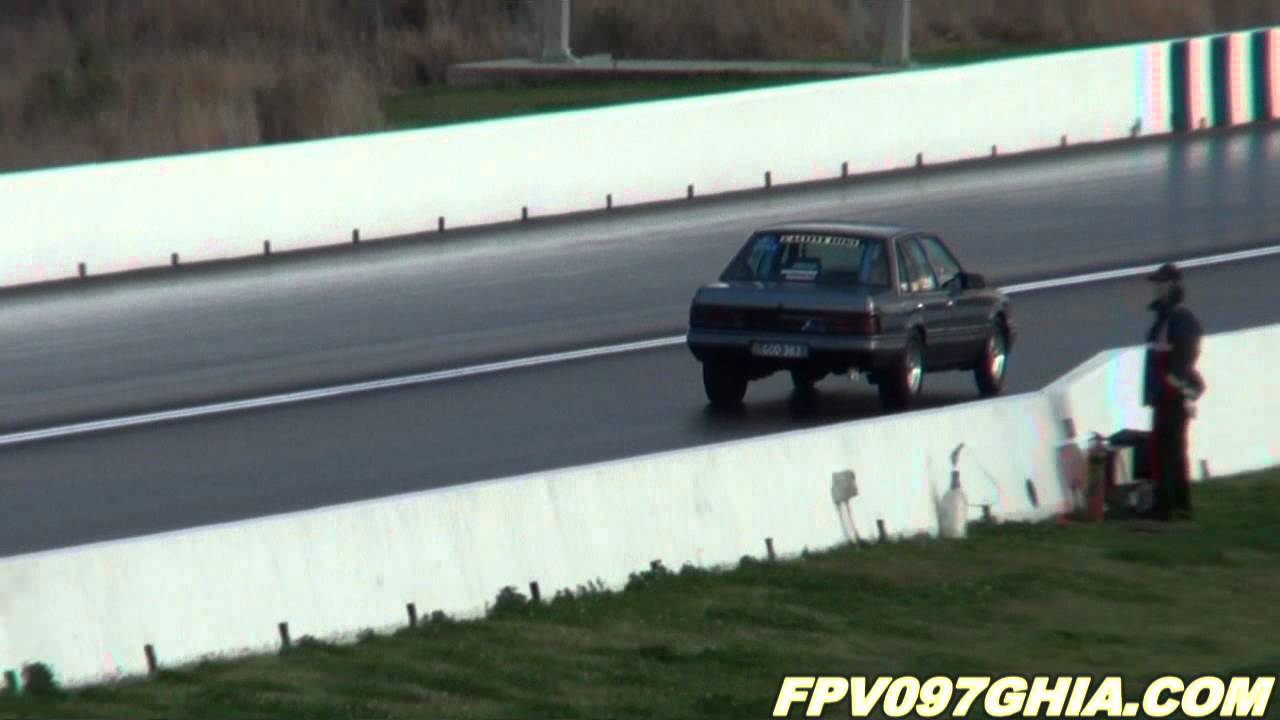 VL V8 COMMODORE ( GOD383 ) RUNS 10.89 @ 94 MPH WINS SUPER SEDAN FINAL ...