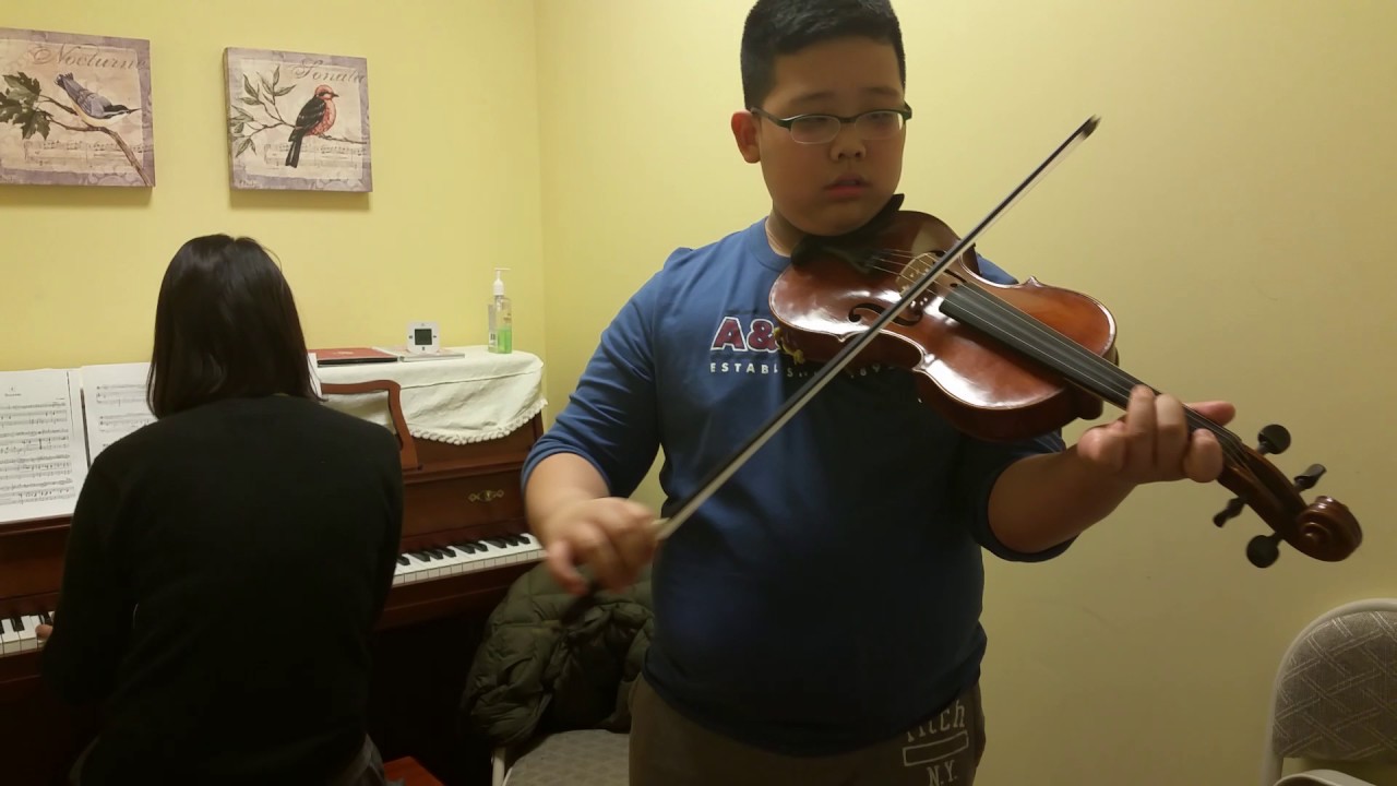 Brian Lee 11years old, viola Bouree by J.S. Bach - YouTube