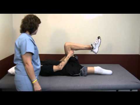 Amputee Exercise - Below Knee - Hamstrings Stretch - YouTube