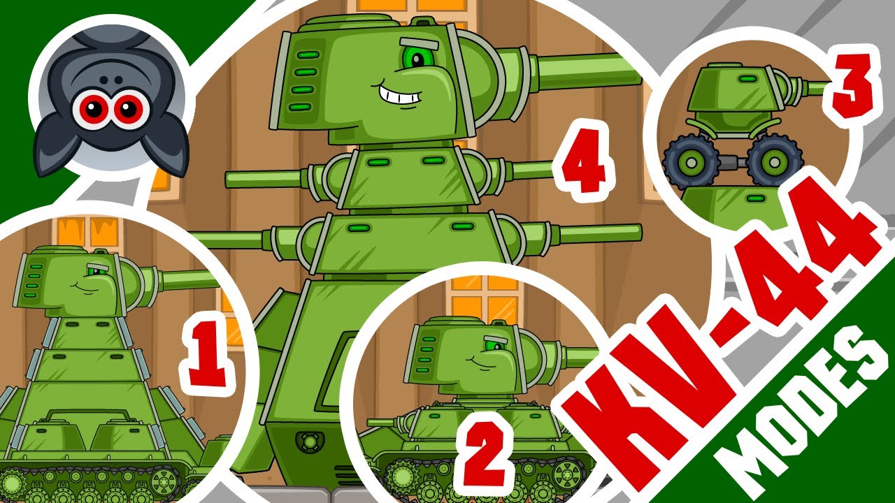 Abilities of KV-44. Steel Monster Animated Series - YouTube