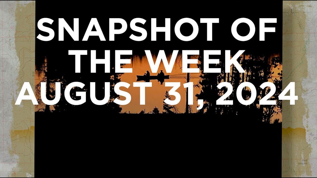 Snapshot of the Week: August 31, 2024 - YouTube