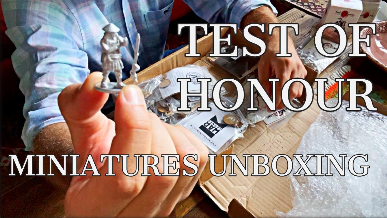 Test Of Honour Miniatures Unboxing - YouTube