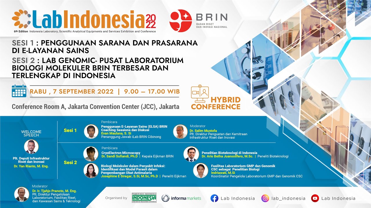 CONFERENCE BRIN DAY 1 di LAB INDONESIA 2022 - YouTube