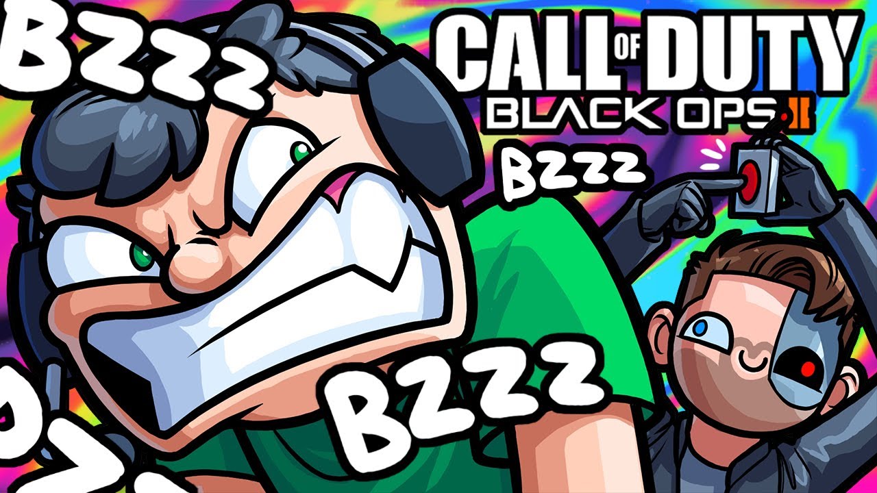 BO3 Zombies Funny Moments - The Button That Makes Nogla Rage! - YouTube