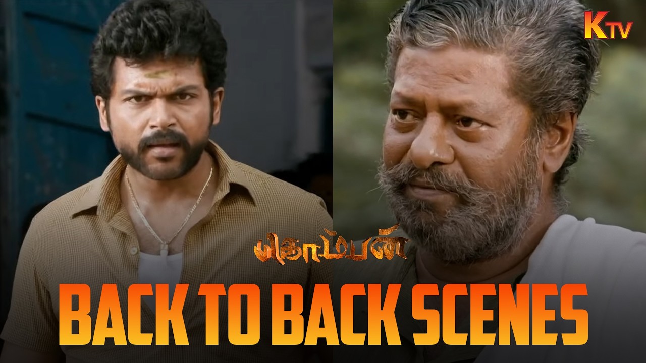 Komban Movie Back to Back Scenes | Karthi | Lakshmi Menon | Rajkiran ...