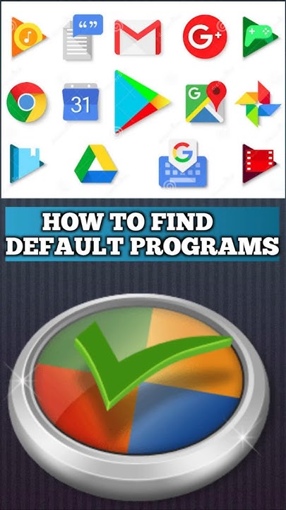 How To Find Default Programs | default programs control panel windows 10 @PCMobileOfficial - YouTube