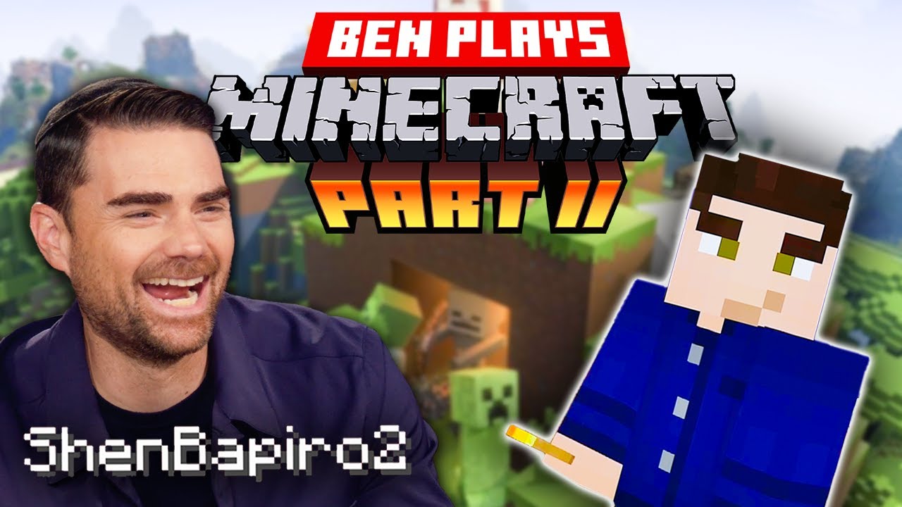 Ben Shapiro Plays Minecraft Pt. 2 - YouTube