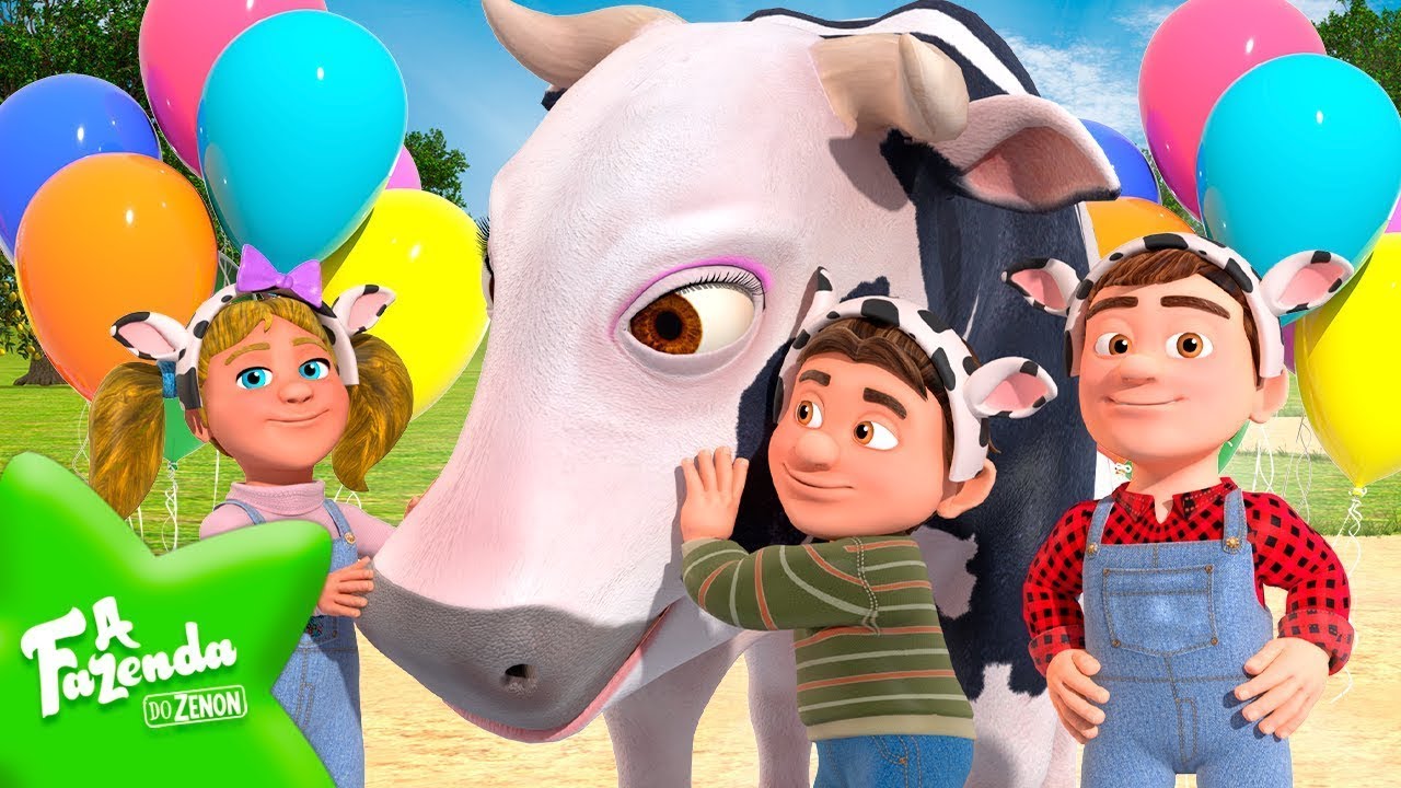 A Vaca Maru 🐮 Desenho Infantil 👨🏻‍🌾 A FAZENDA DO ZENON 👨🏻‍🌾 Desenho ...