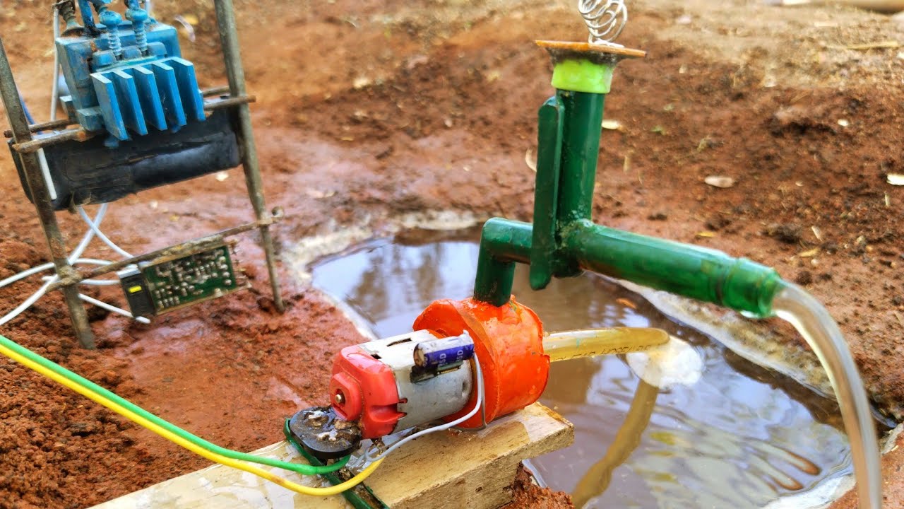 how to make water pump /transformer/mini tractor farming /top diy ...