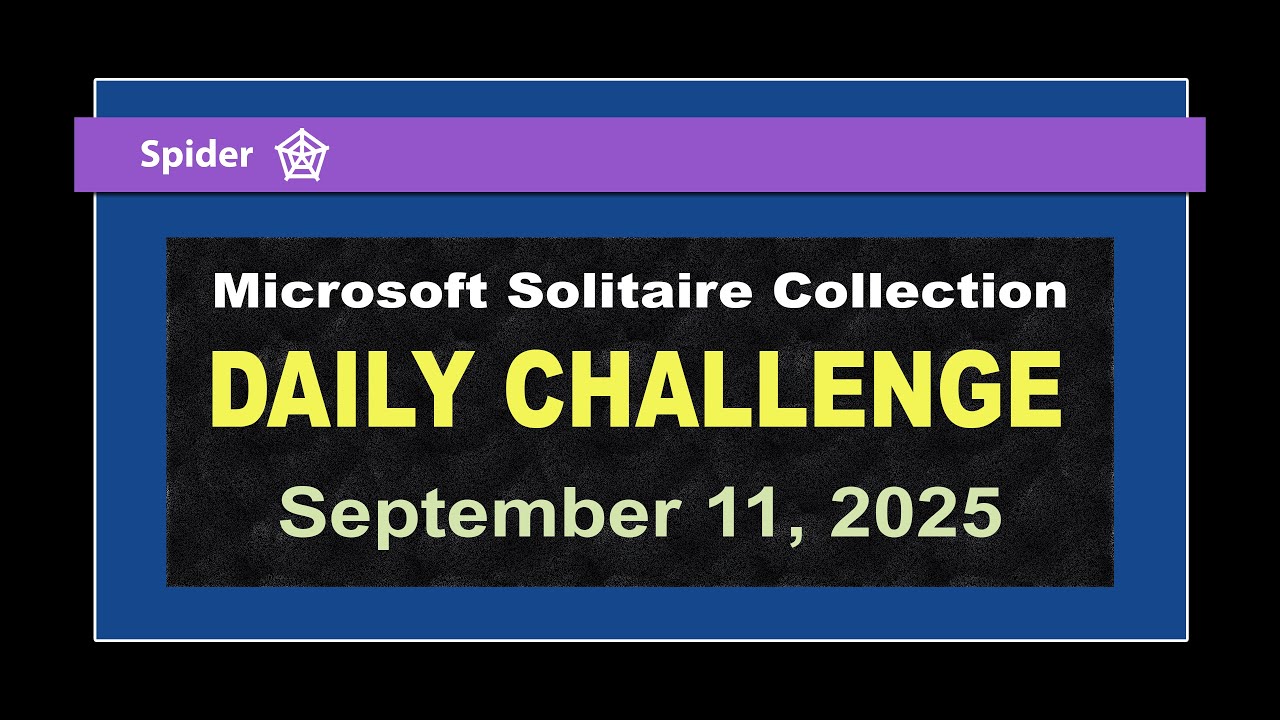 Microsoft Solitaire Collection | Daily Challenge September 11, 2025 ...