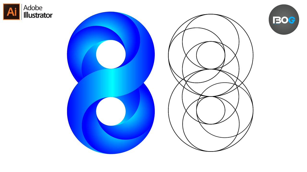 Infinite logo Design in Illustrator Tutorial/ Complete logo design ...
