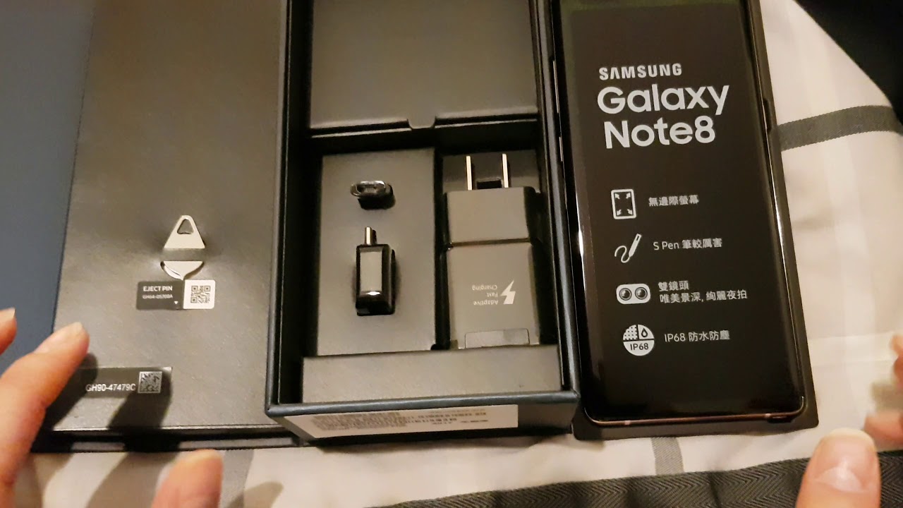 Galaxy Note 8 - Pink Blossom - Review and Unbox - YouTube