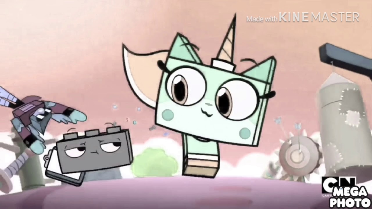 Unikitty Intro In Inverted Colour With Pitch - YouTube