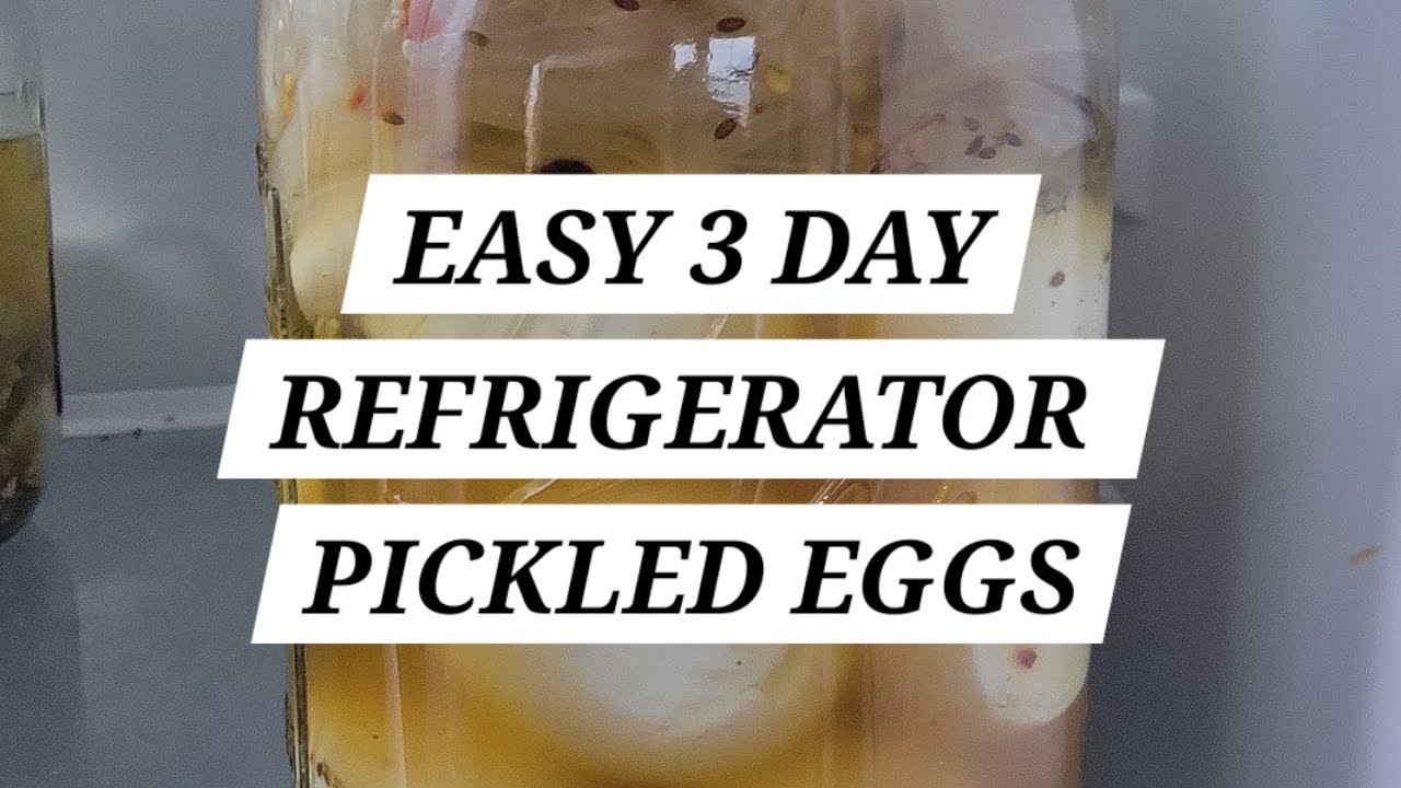 EASY 3 DAY PICKLED EGGS! - YouTube