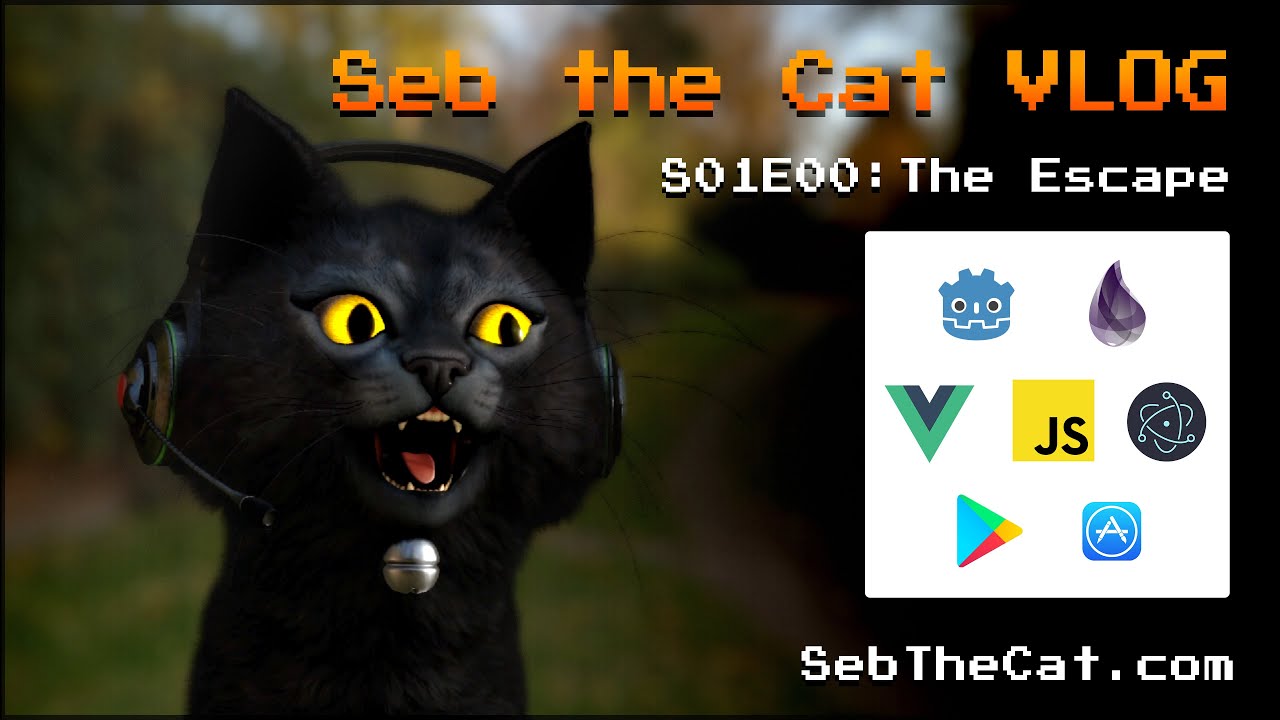 Seb The Cat VLOG - S01E00 - The Escape - YouTube