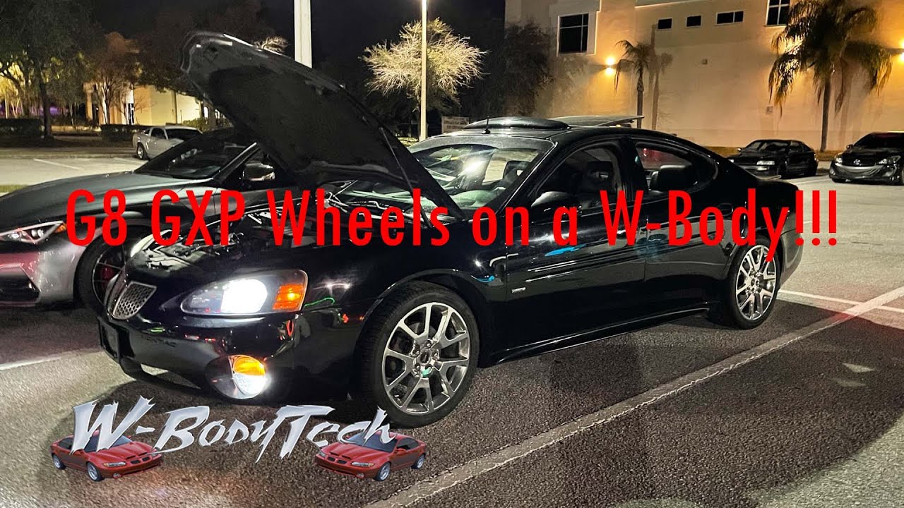 G8 GXP Wheels on a W-Body Grand Prix CompG and a Carshow - YouTube