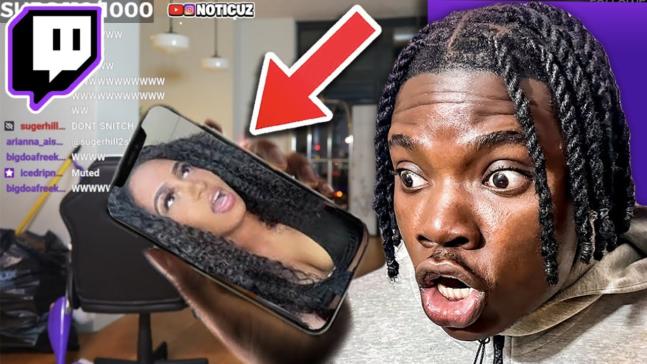 Dangie CALLS NOTICUZ DADDY Live On Twitch... - YouTube