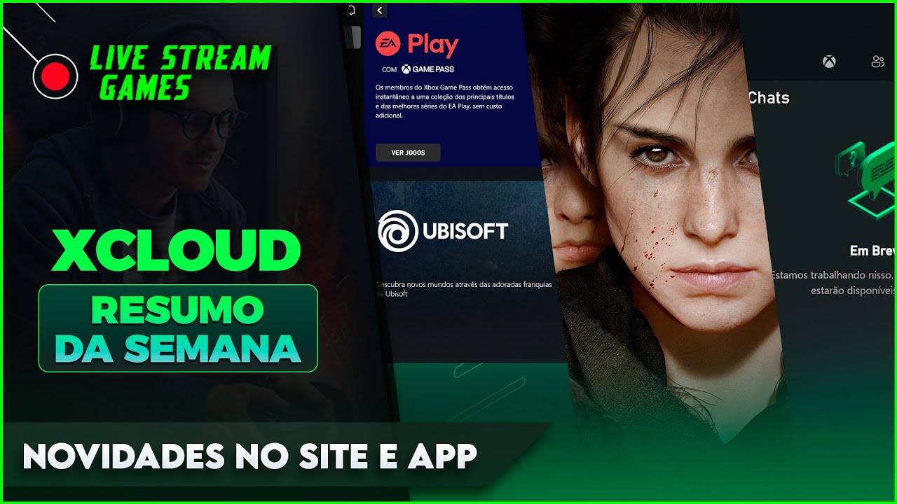 🔴LIVE | RESUMO DA SEMANA - NOVIDADES APP E SITE - NOVOS GAMES - BATE PAPO CLOUD GAMING - YouTube