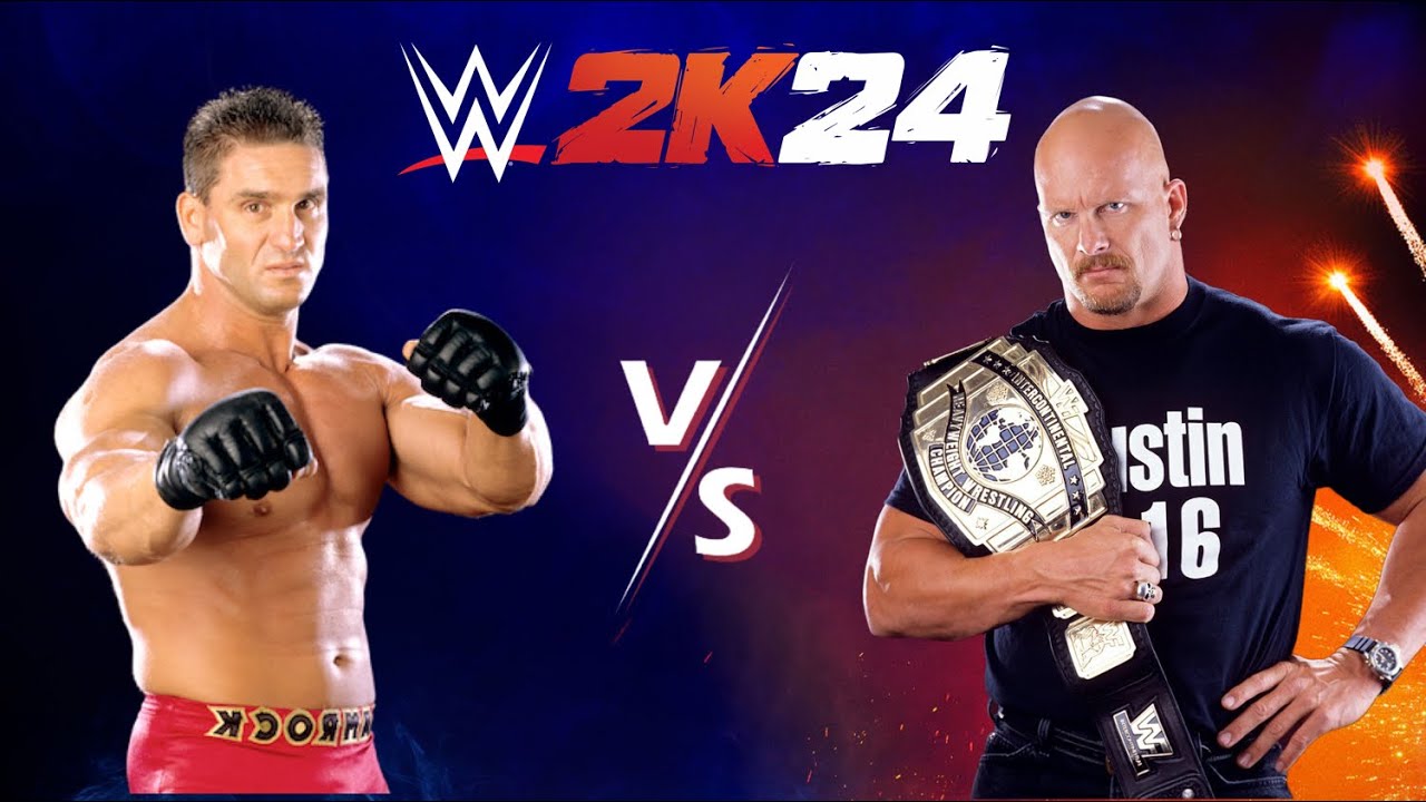 [WWE 2K24] Ken Shamrock Vs. Steve Austin - YouTube