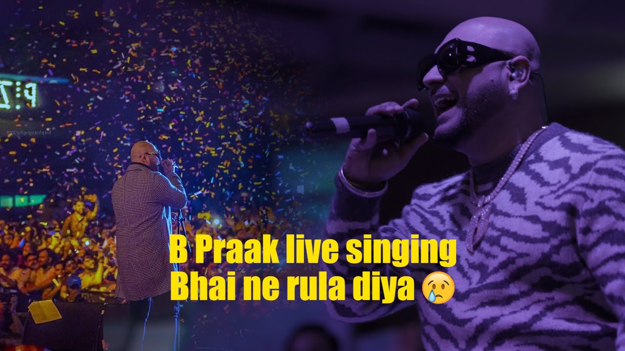 B praak live singing crying moment 😢 #bpraak #bpraaksong #bpraaklive ...