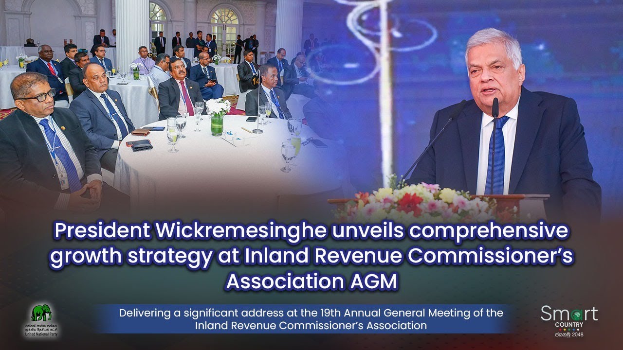 President RW unveils comprehensive growth strategy at inland Revenue ...