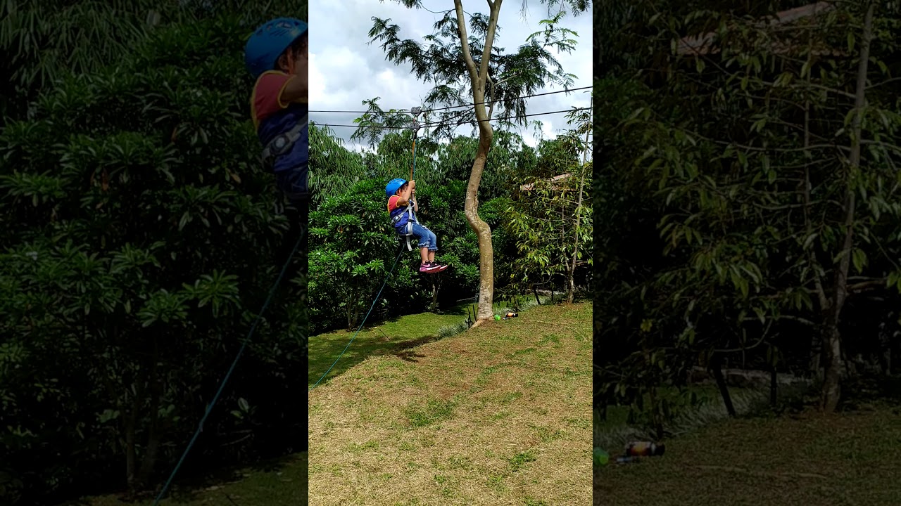 Kk yara main Flying fox tapos bogor - YouTube