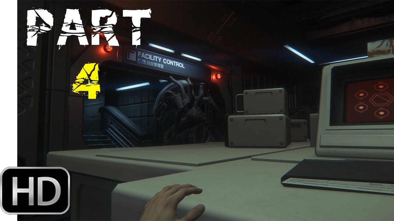 Alien Isolation gameplay walkthrough part 4 - YouTube