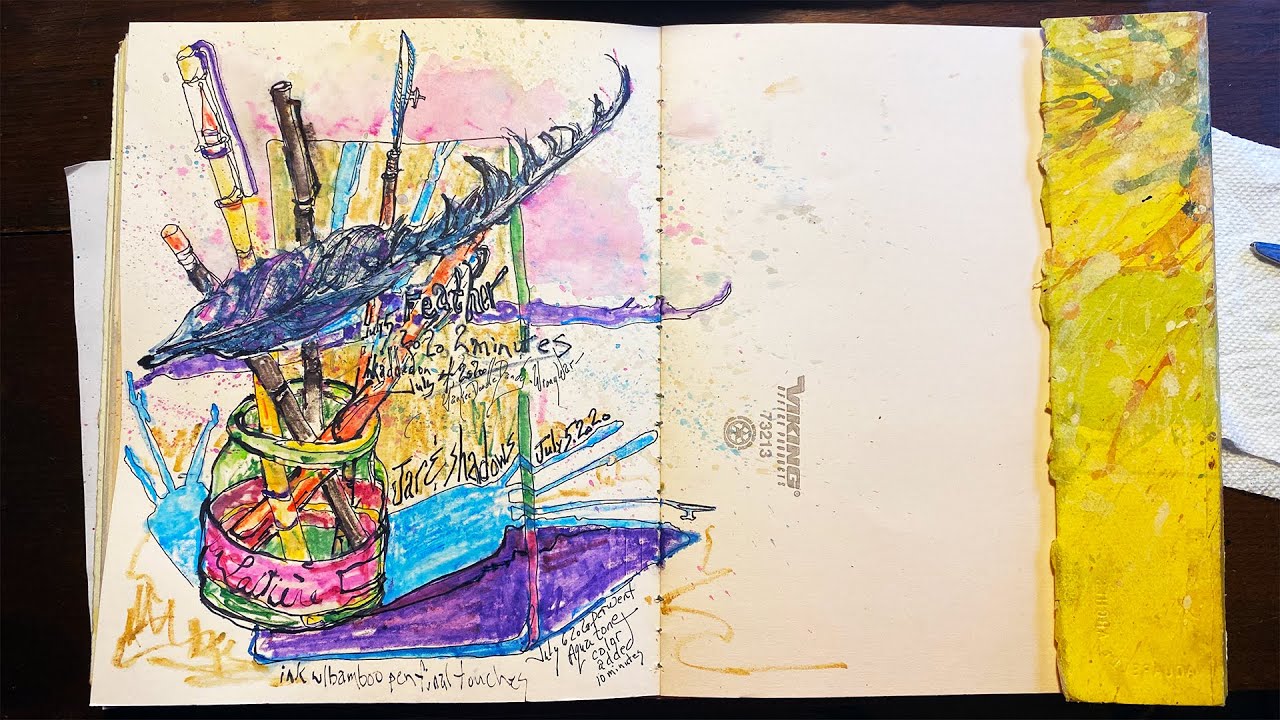 Compound Morning Scribbles July 3rd through July 6th, 2020 - YouTube