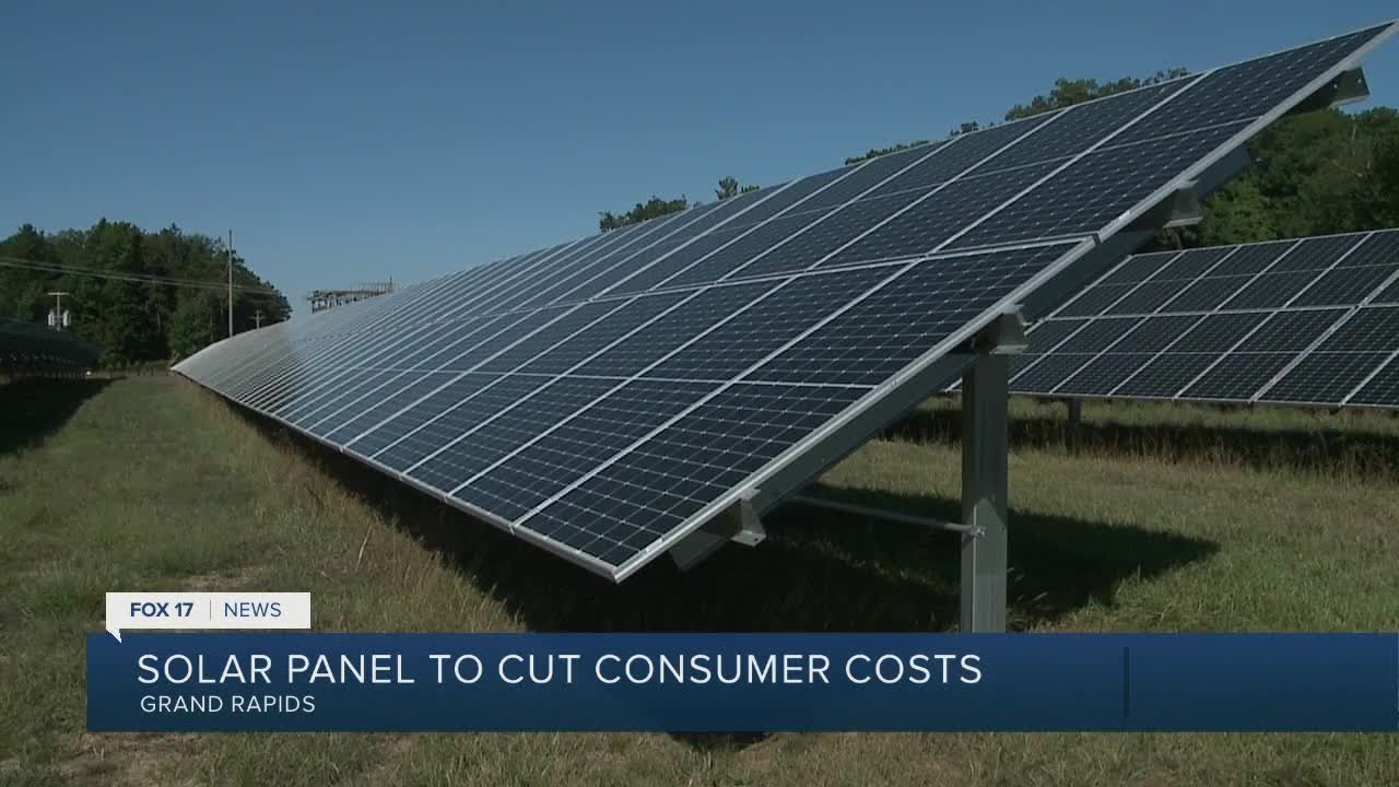 Solar panel to cut consumer costs - YouTube