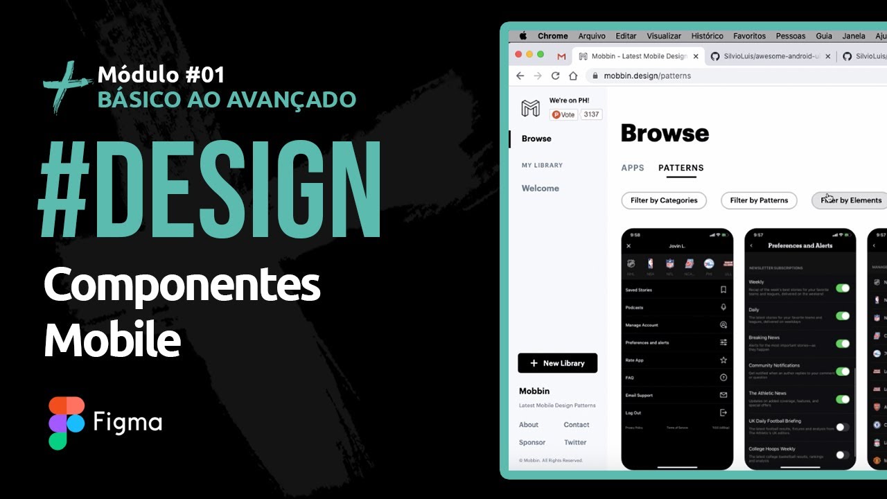 [Design] #03 - Conhecendo os componentes mobile Android e iOS - YouTube